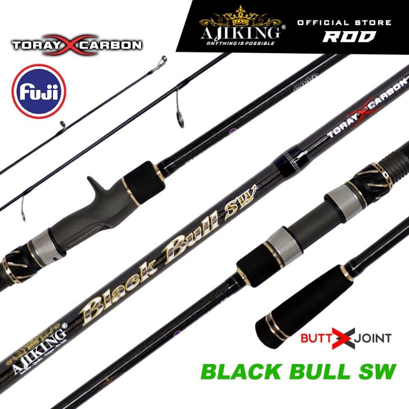 MAA JORAN Casting/spinning FUJI 18kg Maxdrag Ajiking Black Bull SW ...