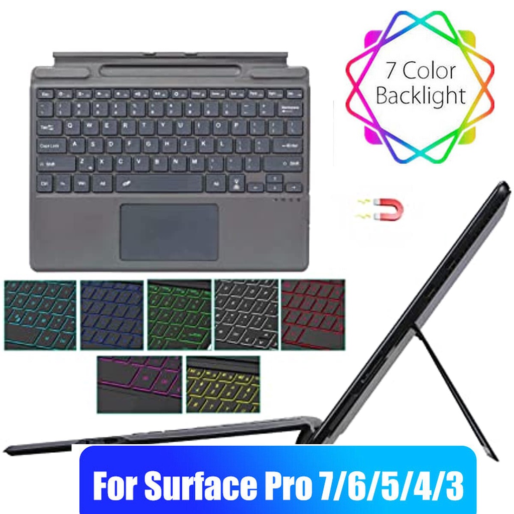 Papan Kekunci Bluetooth Keyboard for Microsoft Surface Pro3 4 5 6 7 8 ...