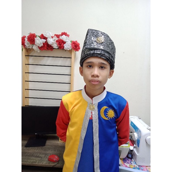 💥 Tanjak Songket Pengantin Lelaki | Tengkolok Melayu Merdeka 💥 | Shopee ...