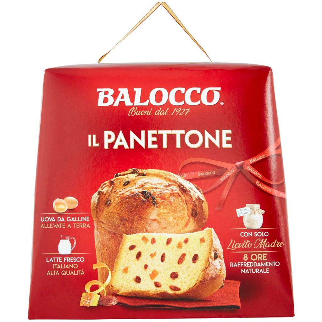 Balocco Italian Panettone Non Alcoholic Christmas Cake 750g-800g ...