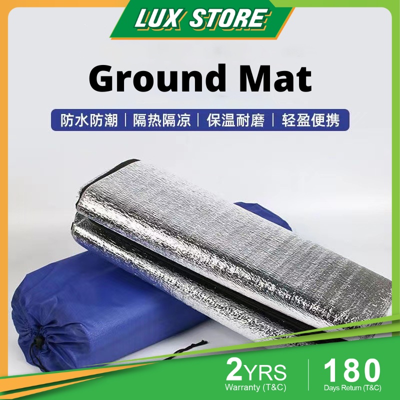 Aluminium Grond Mat Double-sided Camping Mat Waterproof Tikar Camping ...