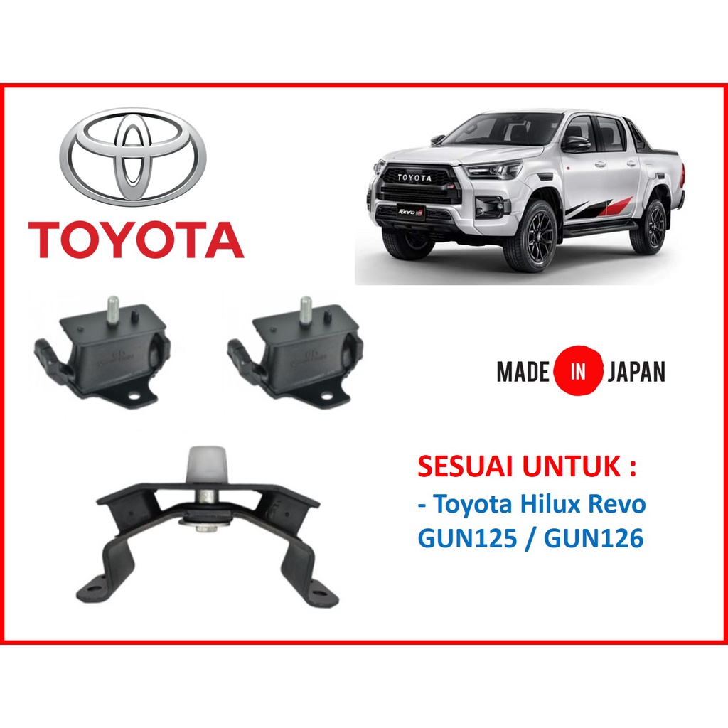 🔥 MADE IN JAPAN 🔥 1 YEAR WARRANTY🔥 Engine Mounting Set - Toyota Hilux ...