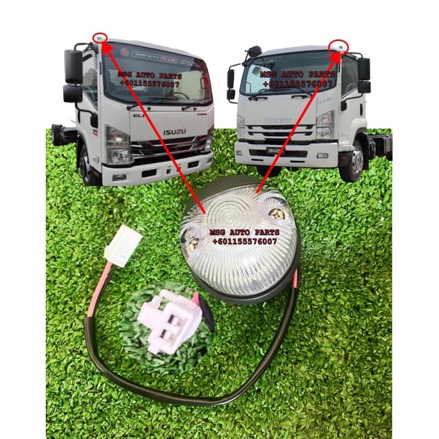 UNIVERSAL TRUCK USE CABIN TOP ROOF LAMP ISUZU ELF NHR NKR NPR NQR NLR ...