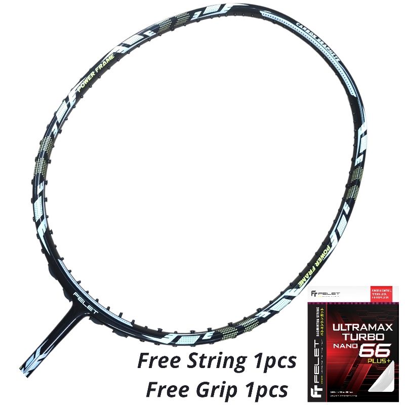 Felet Voltage 300 (Black) Free Stringing & Grip (1pcs) Badminton Racket ...
