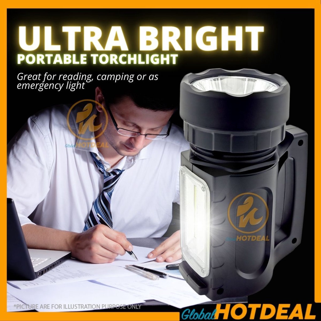 Heavy Duty Torchlight Lampu Suluh CampingTorch Light Super Bright Lampu ...