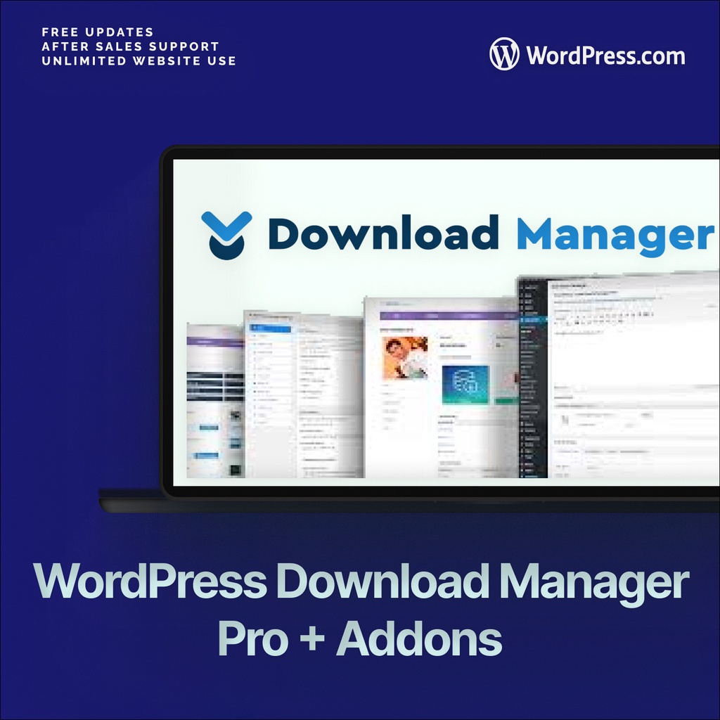WordPress Download Manager Pro + Addons ( Wordpress Pro Plugin ) | Shopee Malaysia