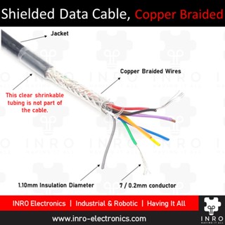 24 AWG 3-12 cores (meter) 3C 4C 6C 8C 10C 12C Shielded Copper Braided ...
