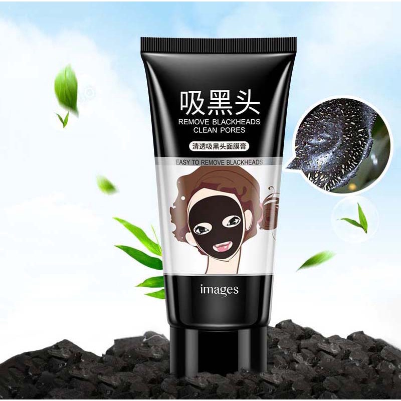 🇲🇾 Peel Off Bamboo Charcoal Black Face Mask BIOAQUA Skin Care Mud ...