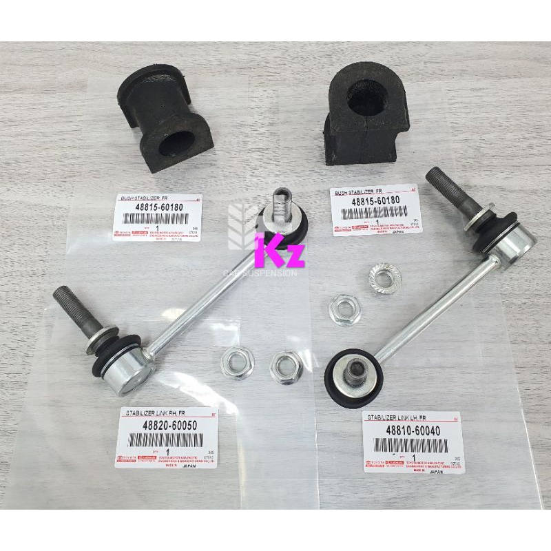 TOYOTA PRADO RZJ120 (2003-2008) - 4 IN 1 SET - FRONT STABILIZER LINK ...