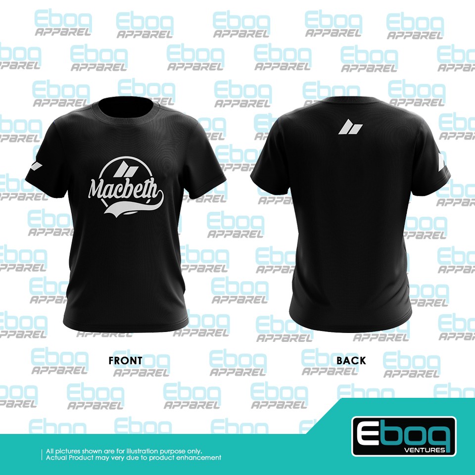[Ready Stock] Tshirt Macbeth 01 Eboq Sublimation / AD Baju Macbeth Eboq ...