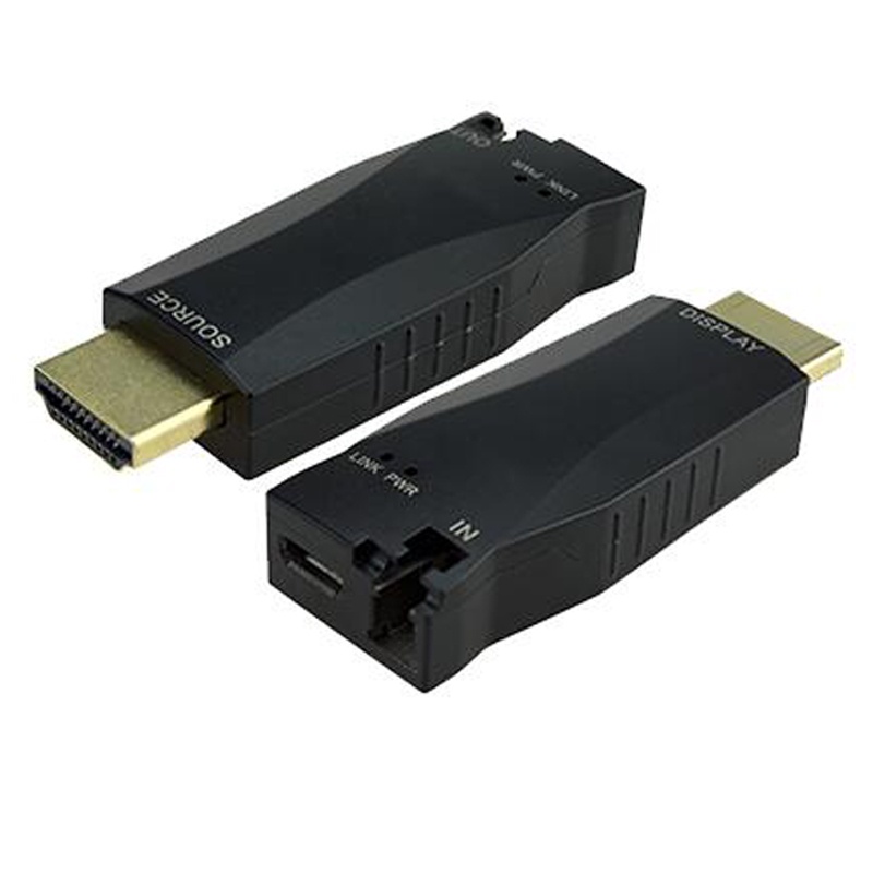 Professional Mini 4K HDMI optical fiber extender up to 300M via ...