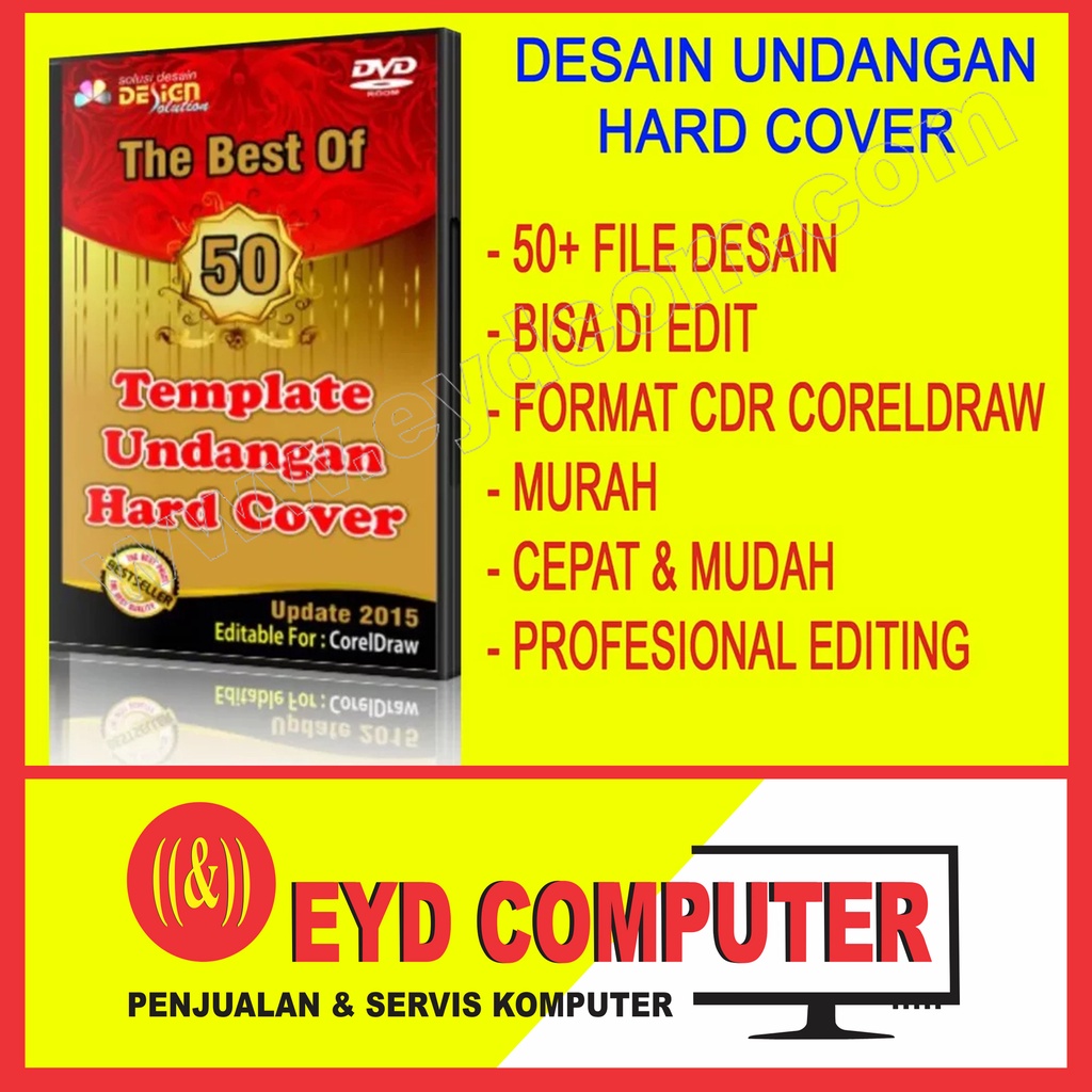 Cdr CORELDRAW TEMPLETE HARD COVER INVITATION DESIGN | Shopee Malaysia