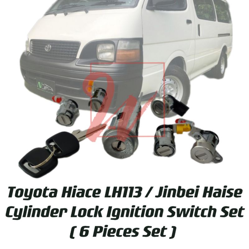 Toyota Hiace LH113 Jinbei Haise Door Cylinder Lock Starter Ignition ...