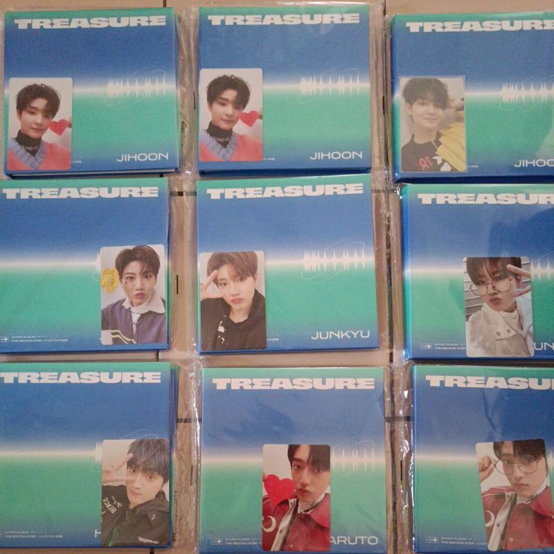 TREASURE HELLO ALBUM THE SECOND STEP CHAPTER ONE DIGIPACK UNSEALED ...