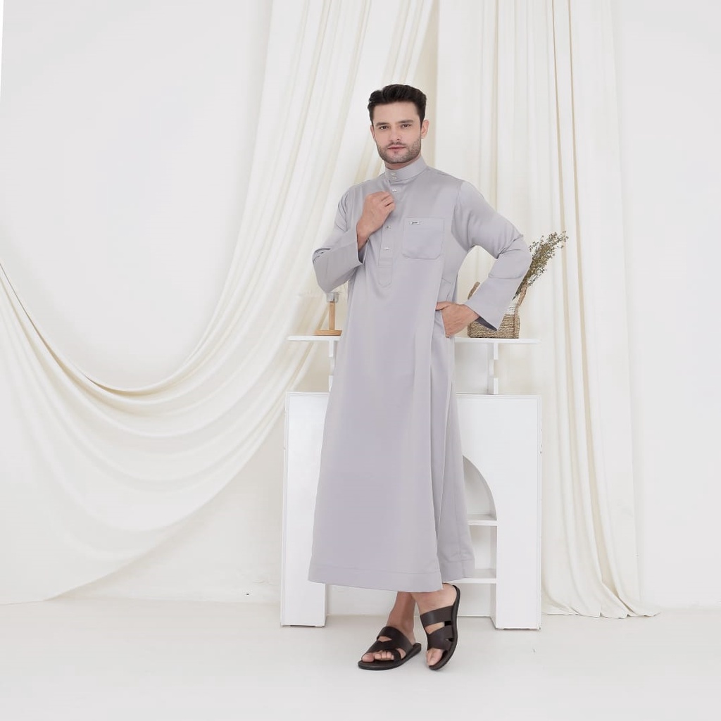Ar-razi original polos muslim Men's gamis Latest Adult Men's Robes ...