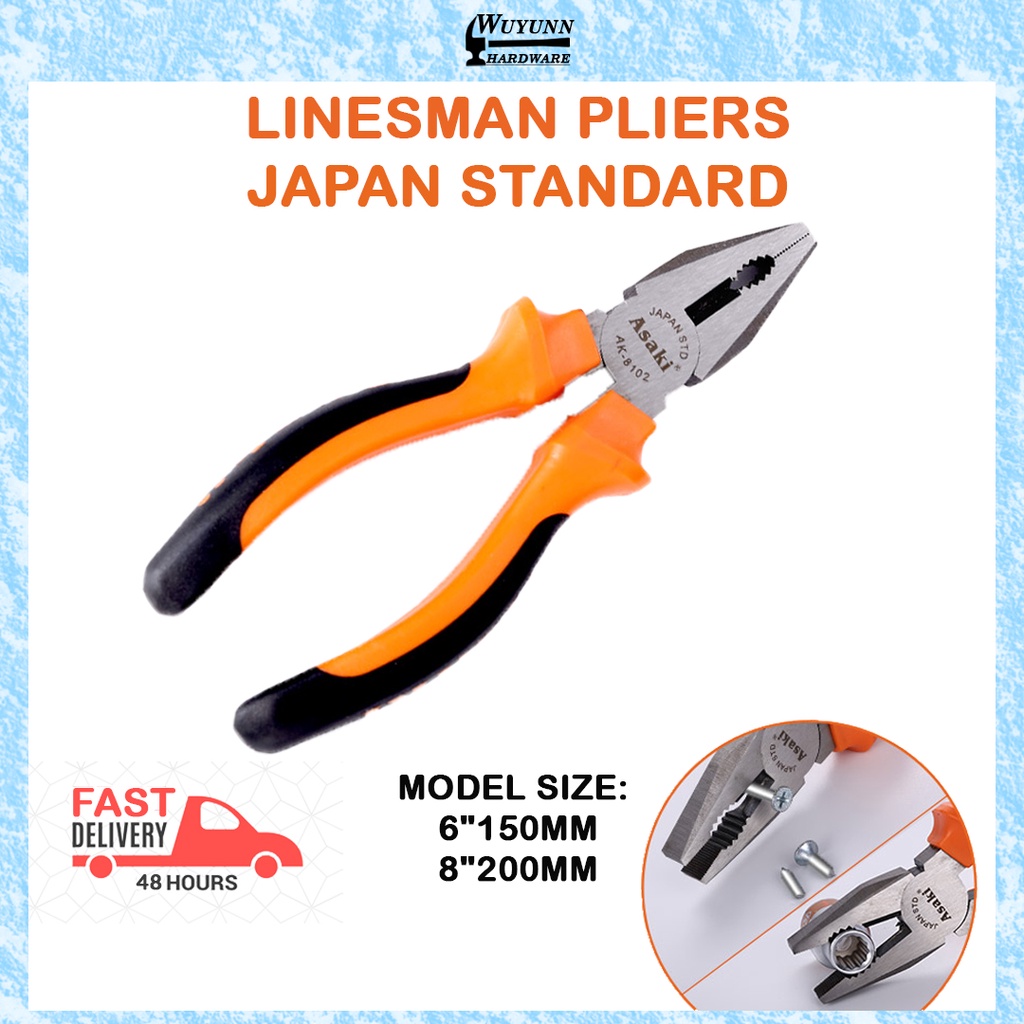 Wuyunn Plier Combination Plier Cutting Plier Wire Cutter Plier Linesman ...