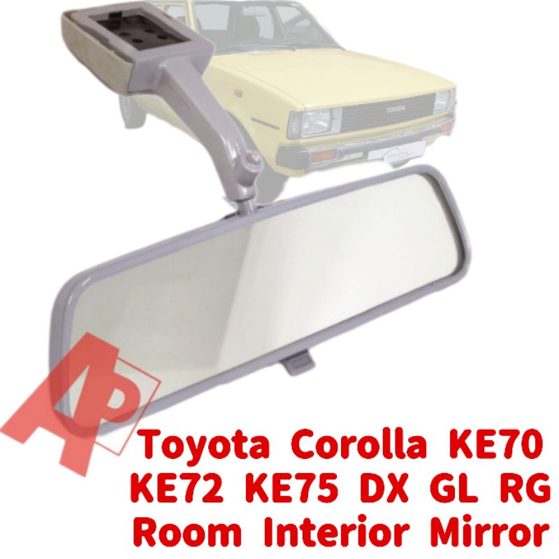 Toyota Corolla KE70 KE72 KE75 KE76 DX GL Roof Room Interior Mirror 1979 ...