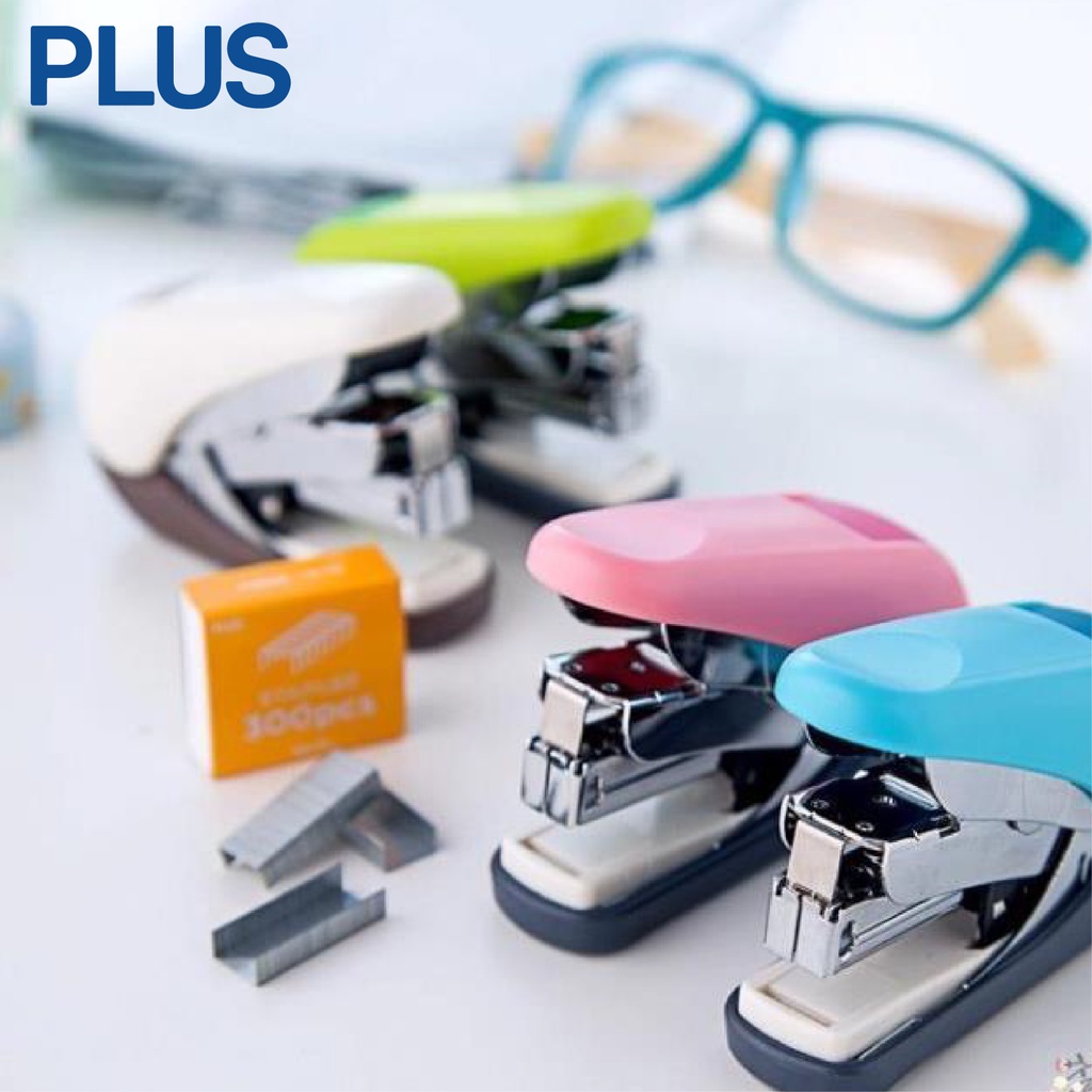 【PLUS】Flat Clinch Stapler (Power-Assisted) ST-010VNH [Free cutter ...