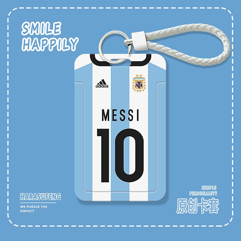 Football Star Ronaldo/ Messi/ Neymar Custom Student ID Card Personal ID ...