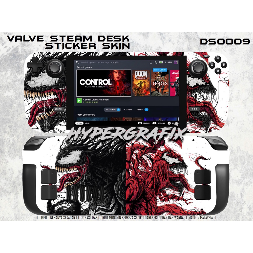 Steam Deck Sticker Skin 0009 | Shopee Malaysia