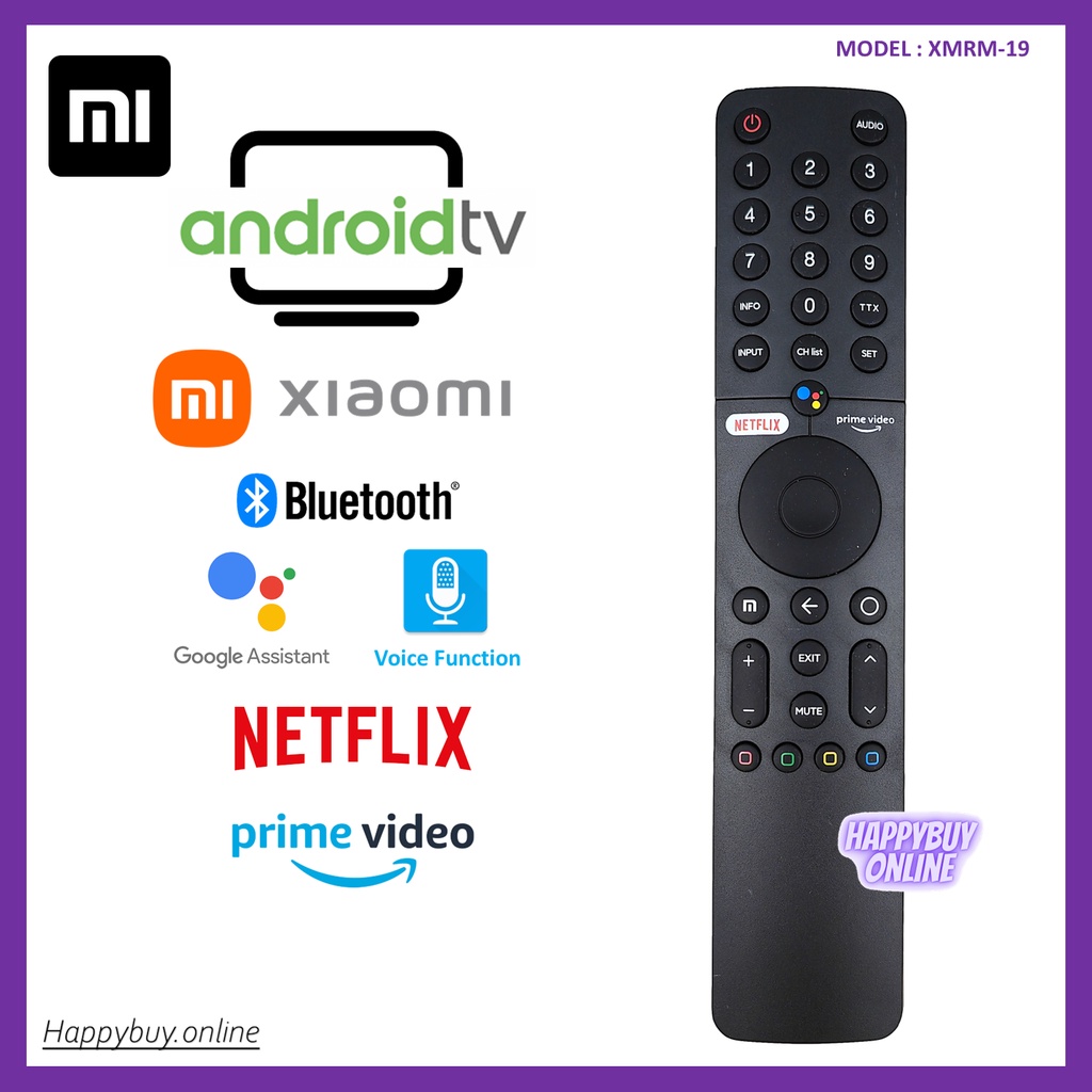 XMRM-19 Xiaomi Mi TV P1 Series Android TV Remote Control Xiao Mi P1 ...