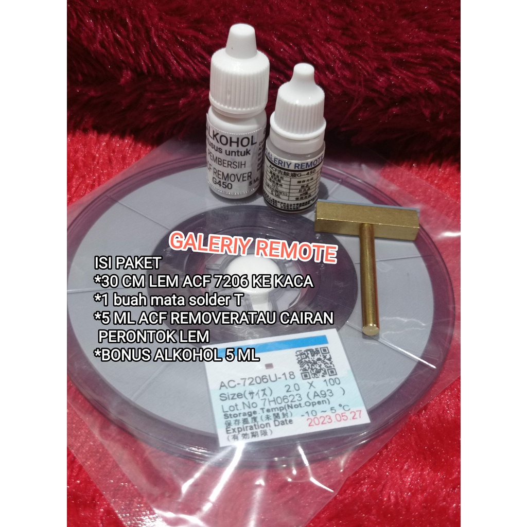 MATA Acf AC 7206 Glue Package for Gluing COF to TCON PCB Strips + T ACF ...