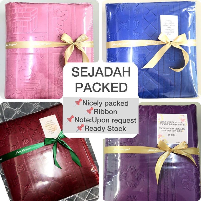 Surprise Gift Sejadah Tebal Gebu Hadiah Anniversary Tunang Birthday ...