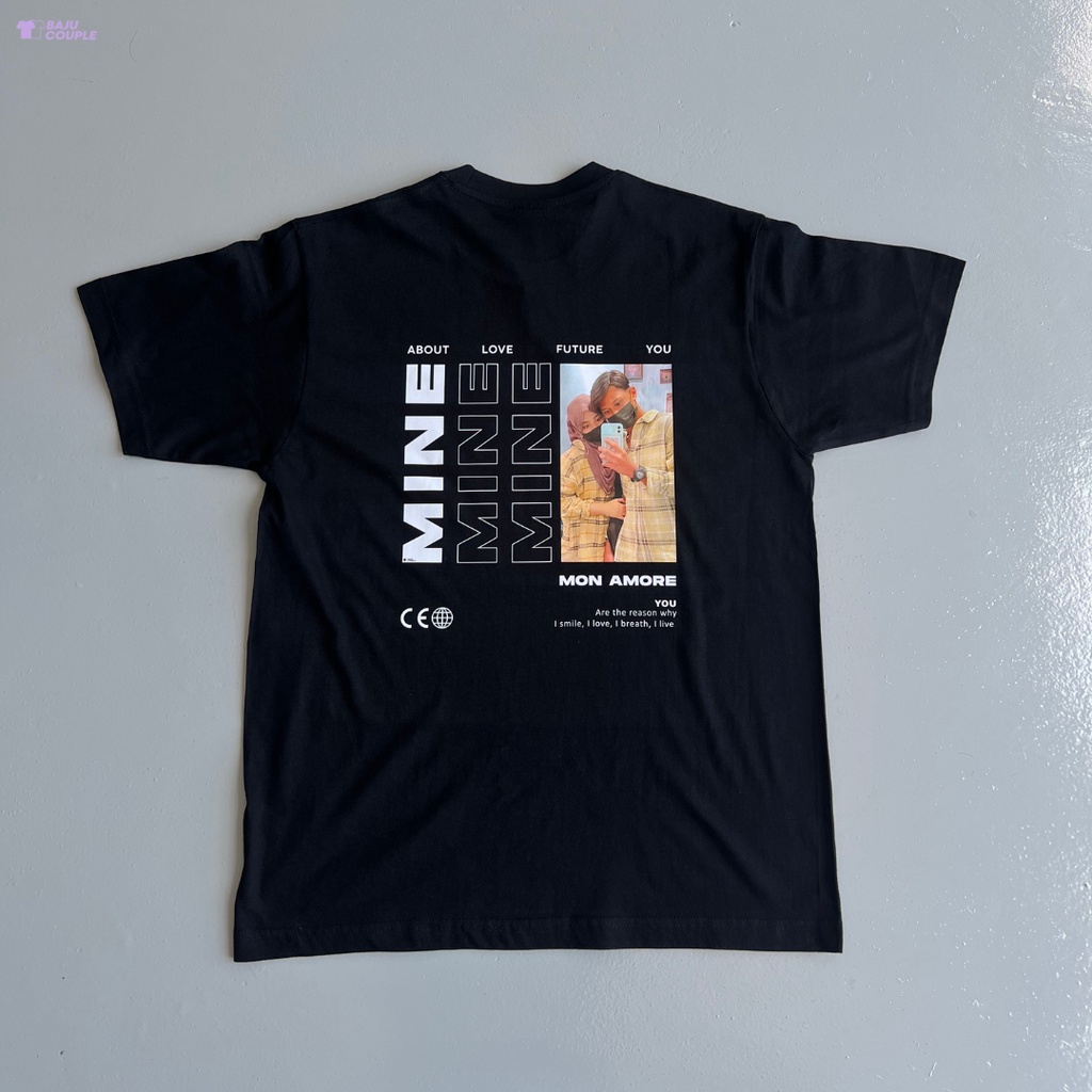 baju couple custom gambar MINE | Shopee Malaysia