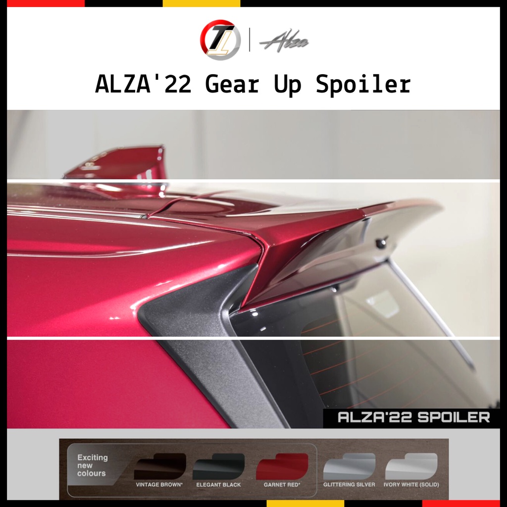 ALZA 2022 Gear Up Spoiler | Alza Bodykit Alza Spoiler | Shopee Malaysia