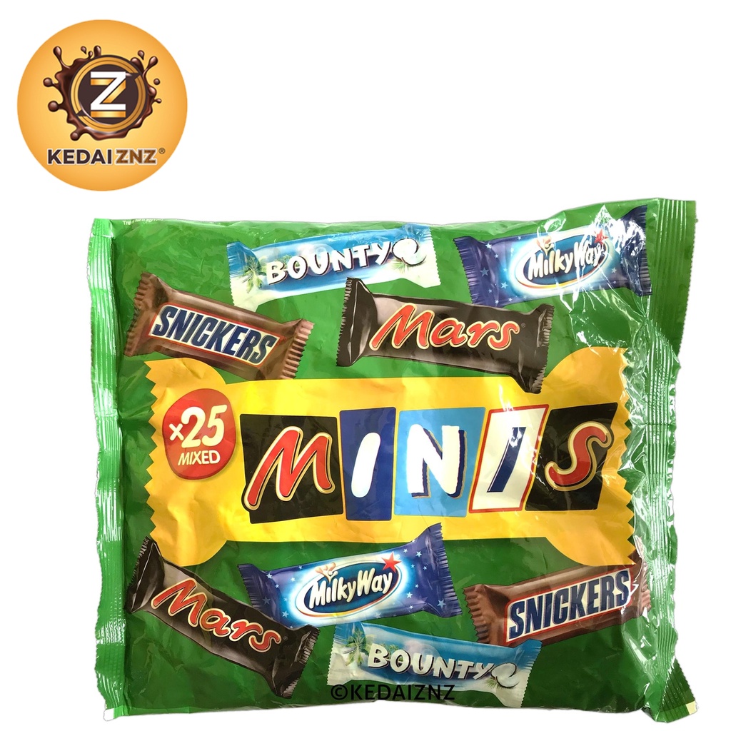 Chocolate BOUNTY Mars MilkyWay SNICKERS Minis Assortment Bag 500g ...