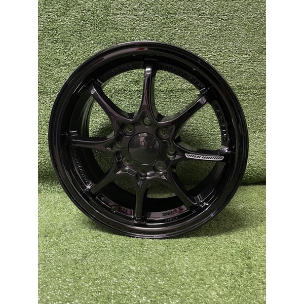CE28 VOLK RAYS - 14 inch 5.5jj Offset38 8H 110 /100 Glossy Black ...