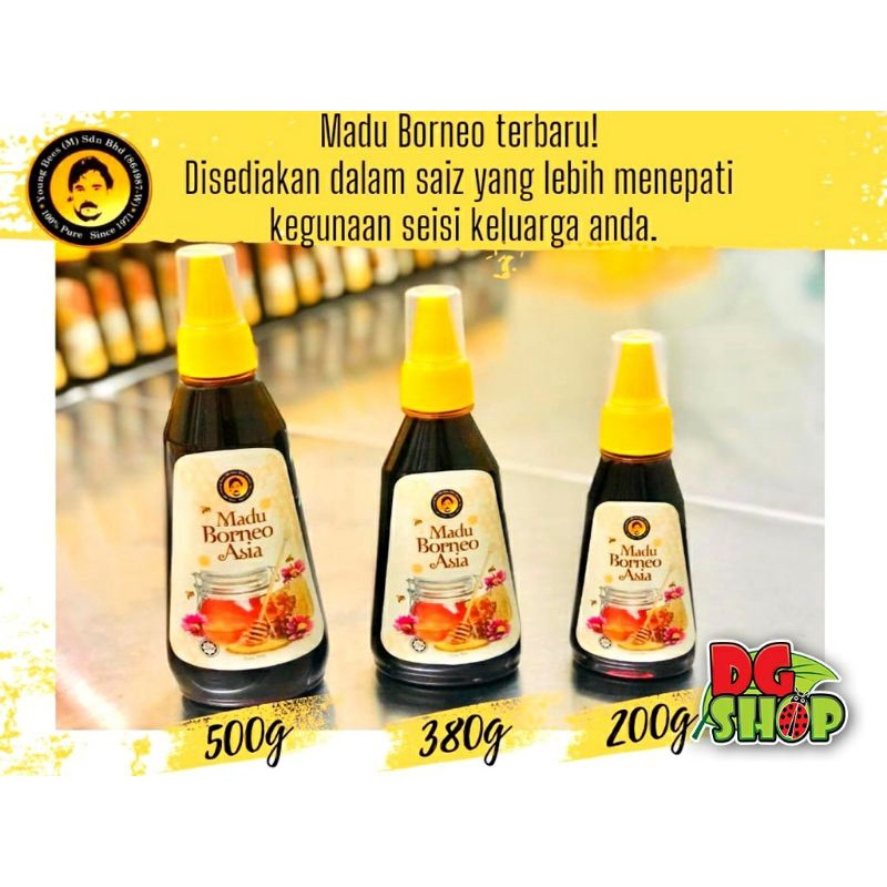 HOT Mini BORNEO ASIA YOUNG BEES DGSHOP Pek Botol Picit Saiz 200G, 380G ...
