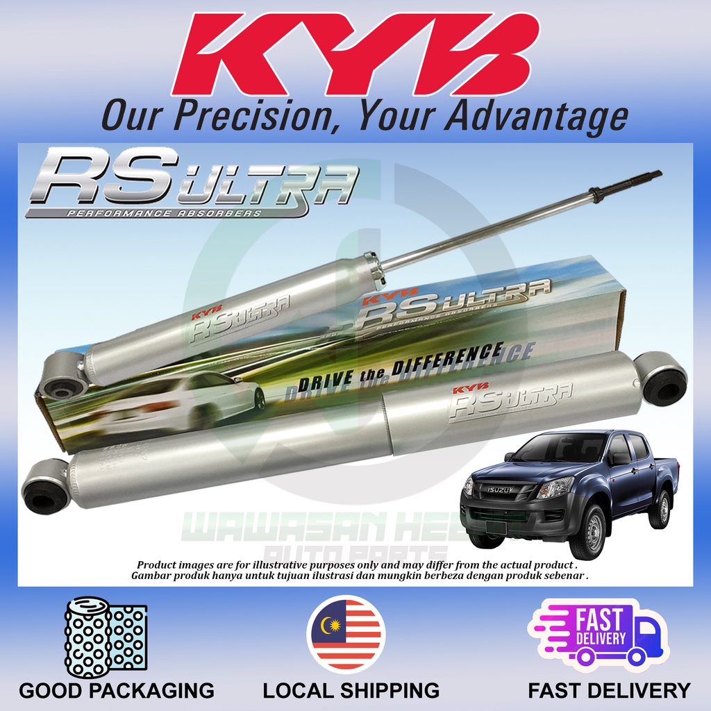 Isuzu Dmax RT50 Rear Heavy Duty & Performance Shock Absorber KYB RS ...