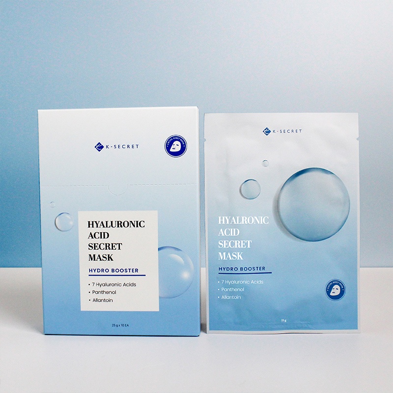 [KSECRET] Hyaluronic Acid Secret Mask (10 sheets) | Shopee Malaysia