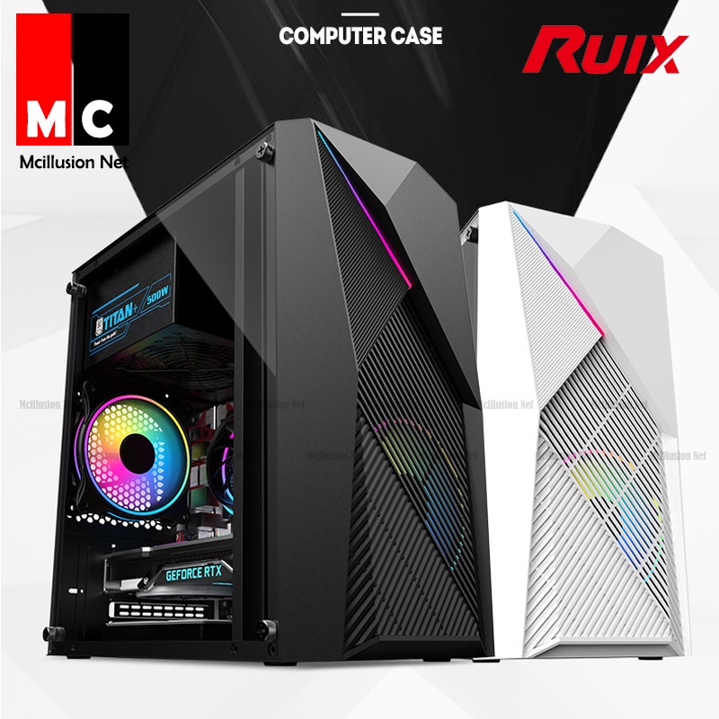 Ruix Evesky Apocalypse mATX/ITX PC Case Computer Desktop Casing Office Casing | Shopee Malaysia
