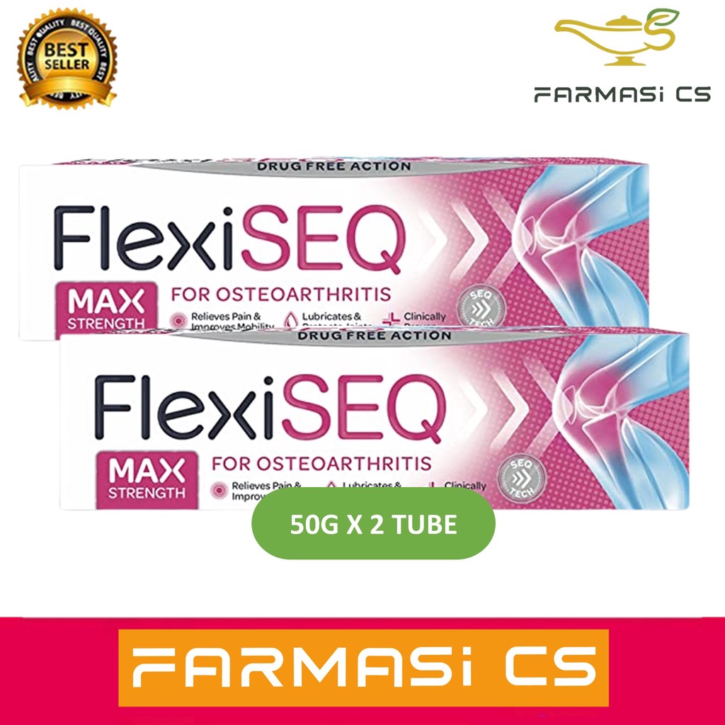Flexiseq Max Strength For Osteoarthritis 50g x 2 Tube EXP:06/2028 ...