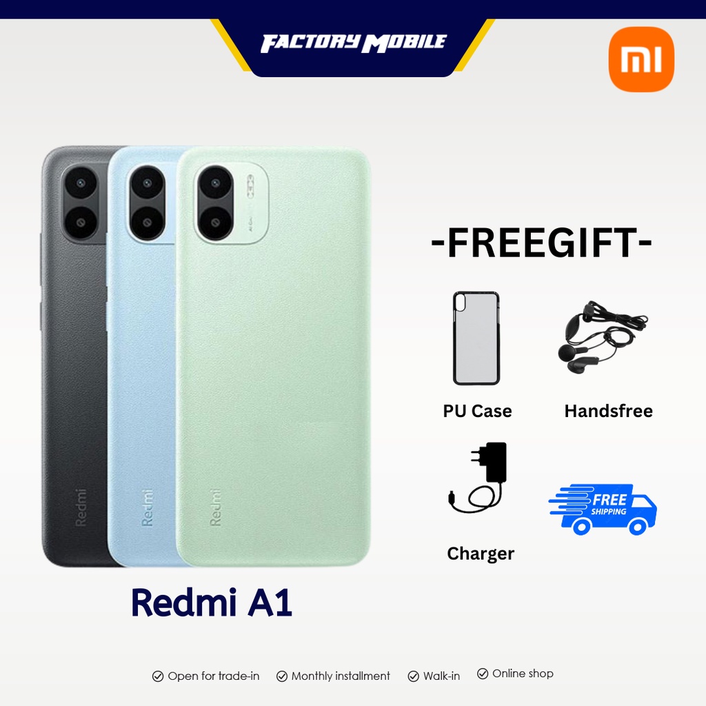 Redmi A1 | 2+32GB | Leather Texture Design | Shopee Malaysia