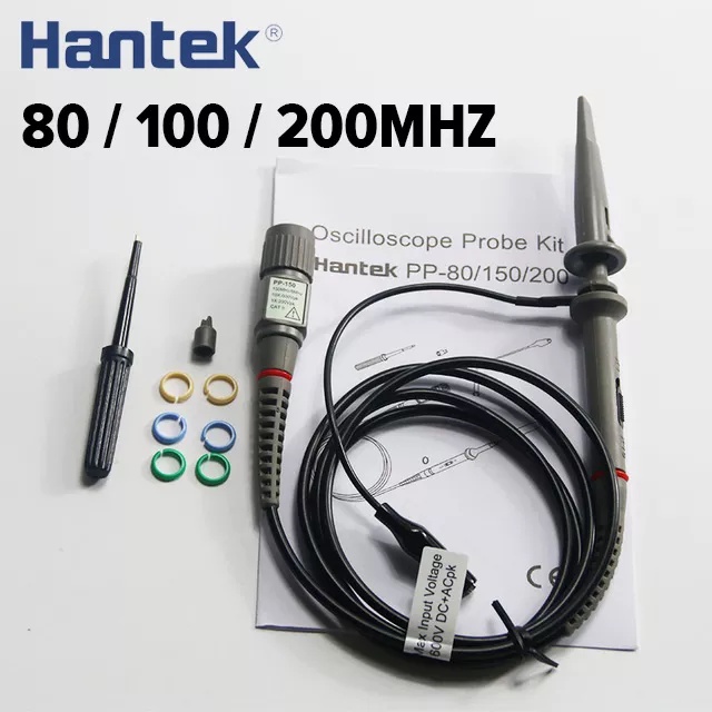 Hantek PP-80 PP-150 PP-200 Oscilloscope Probes 60MHZ 100MHZ 200MHZ ...