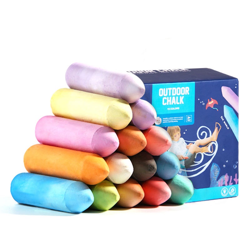 Joan Miro Outdoor Chalk - 15 colors 20 pieces set Kids Children ...