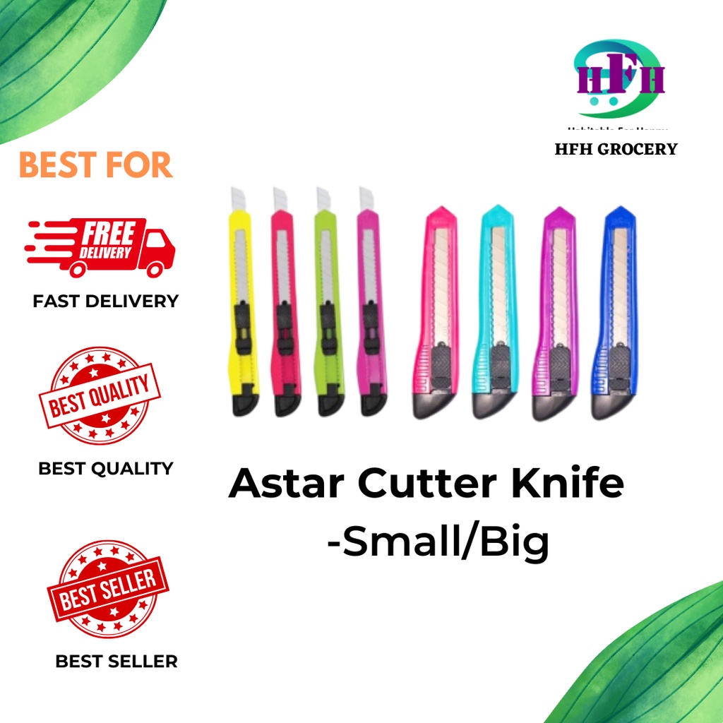 🔥Astar Cutter Pen Knife - Small/Big (D804/D802)🔥 | Shopee Malaysia