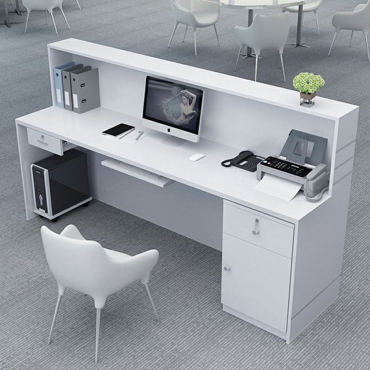 Cashier desk reception desk reception desk corner bar simple modern ...