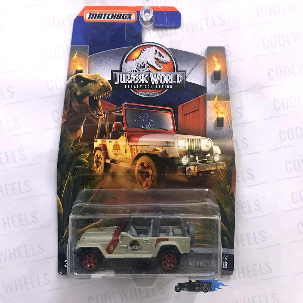 Matchbox 2018 Jurassic World Legacy Collection - '93 Jeep Wrangler #18 ... Matchbox 2018 Jurassic World Legacy Collection - '93 Jeep Wrangler #18 ...