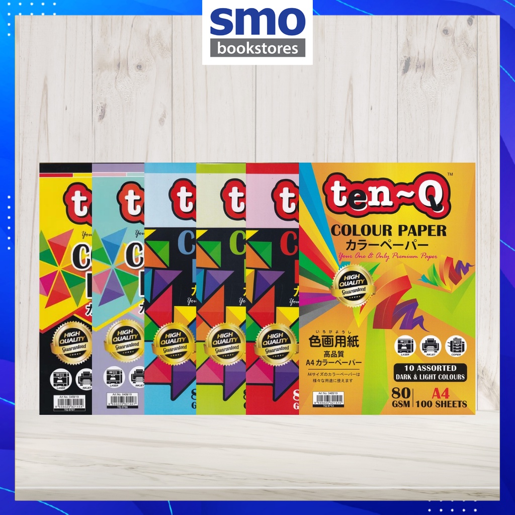 [UPDATE PAPER] - ASSORTED A4 COLOUR PAPER DARK & LIGHT COLOURS 80GSM ...