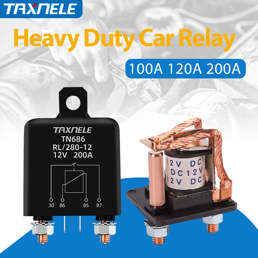 High Current Relay Starting relay 200A 120A 100A 12V 24V Power ...