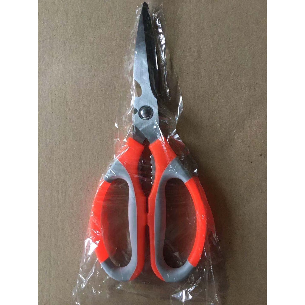 Panda Strong Stainless Steel Scissors Chicken Bone Scissors Gunting ...