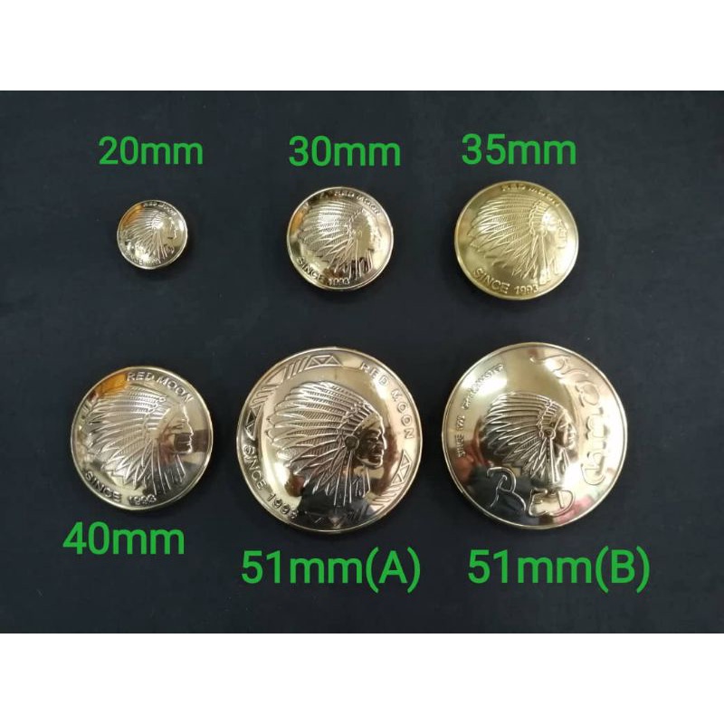 Redmoon Solid Brass Conchos GOLD Colour | Shopee Malaysia