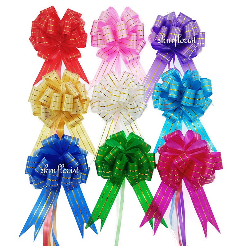 (30PCS) 8015 PULL Ribbon Reben Riben Gift Organza Flower Bouquet Happy ...