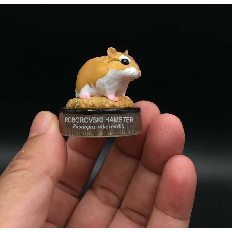 Cute Hamster Figures Kaiyodo Hamster's Lunch Bottle Cap Mini Figure 9 ...