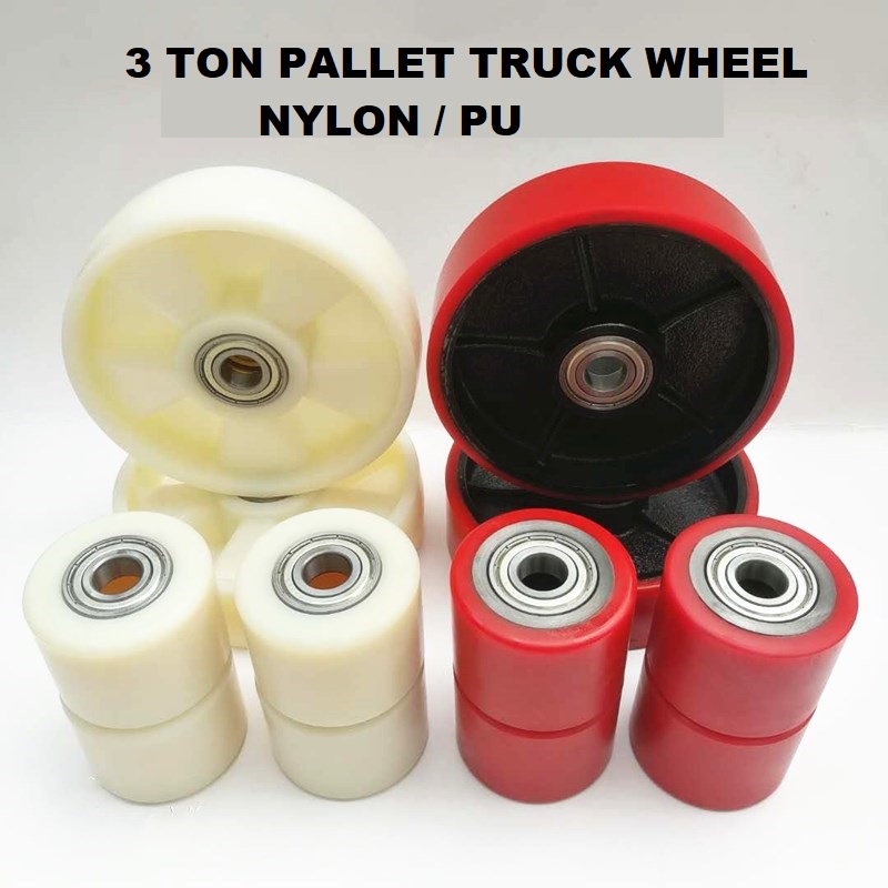 Pallet Jack PU Wheel/NYLON Wheel 6204 with bearing for Hand Pallet ...