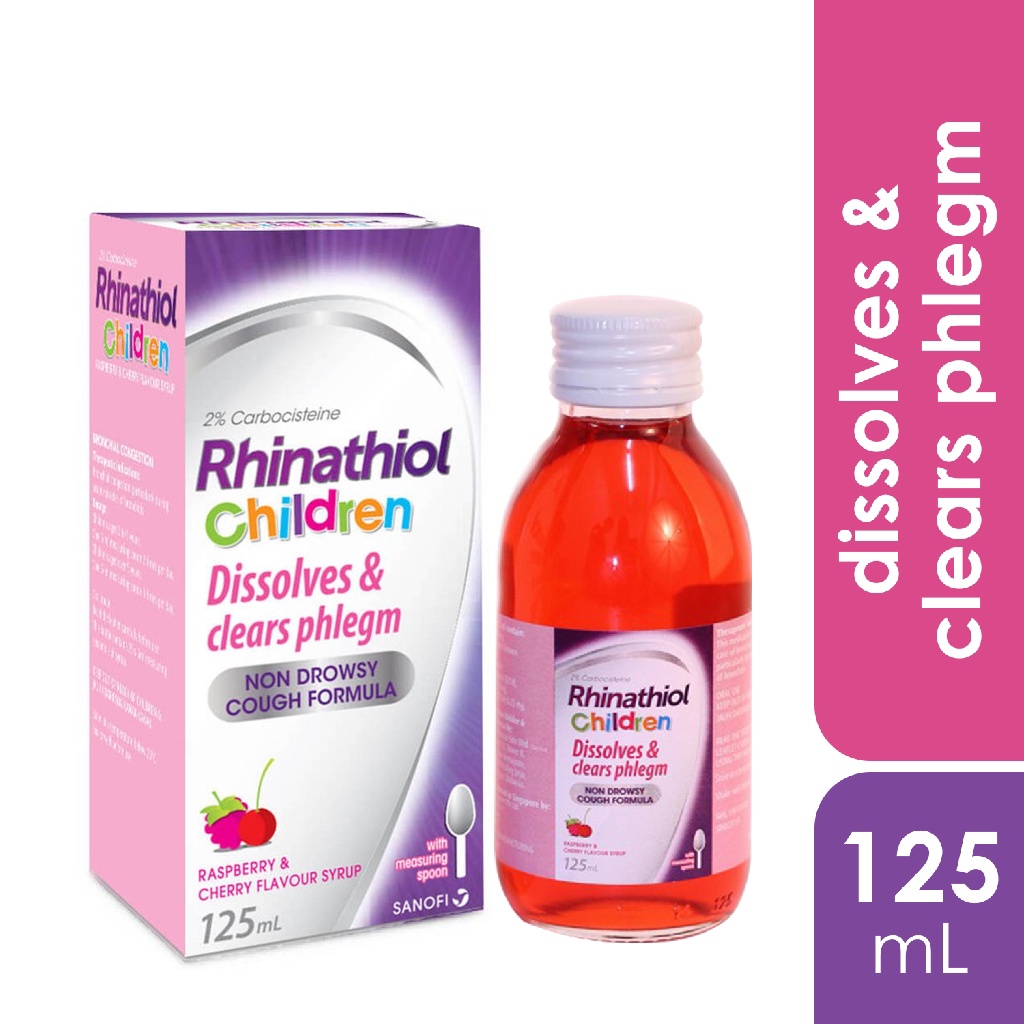 Rhinathiol Syrup 2% For Children 125ML-Cough Syrup (Ubat Batuk ...